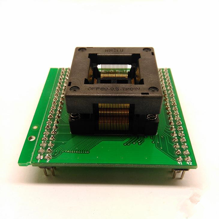 QFP80,OTQ80-0.5-02 Programmer ,IC test socket, flash