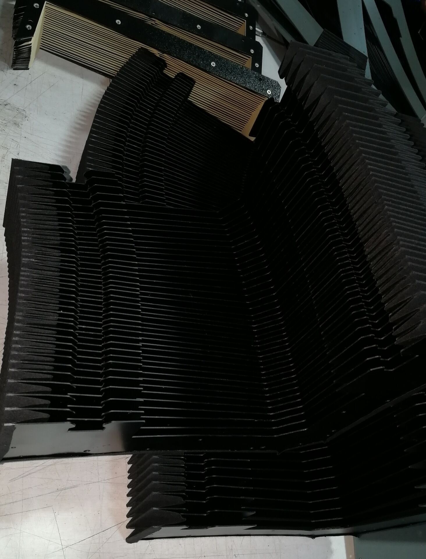 high quality heat- sealed machine cover bellows , way covers for linear ...